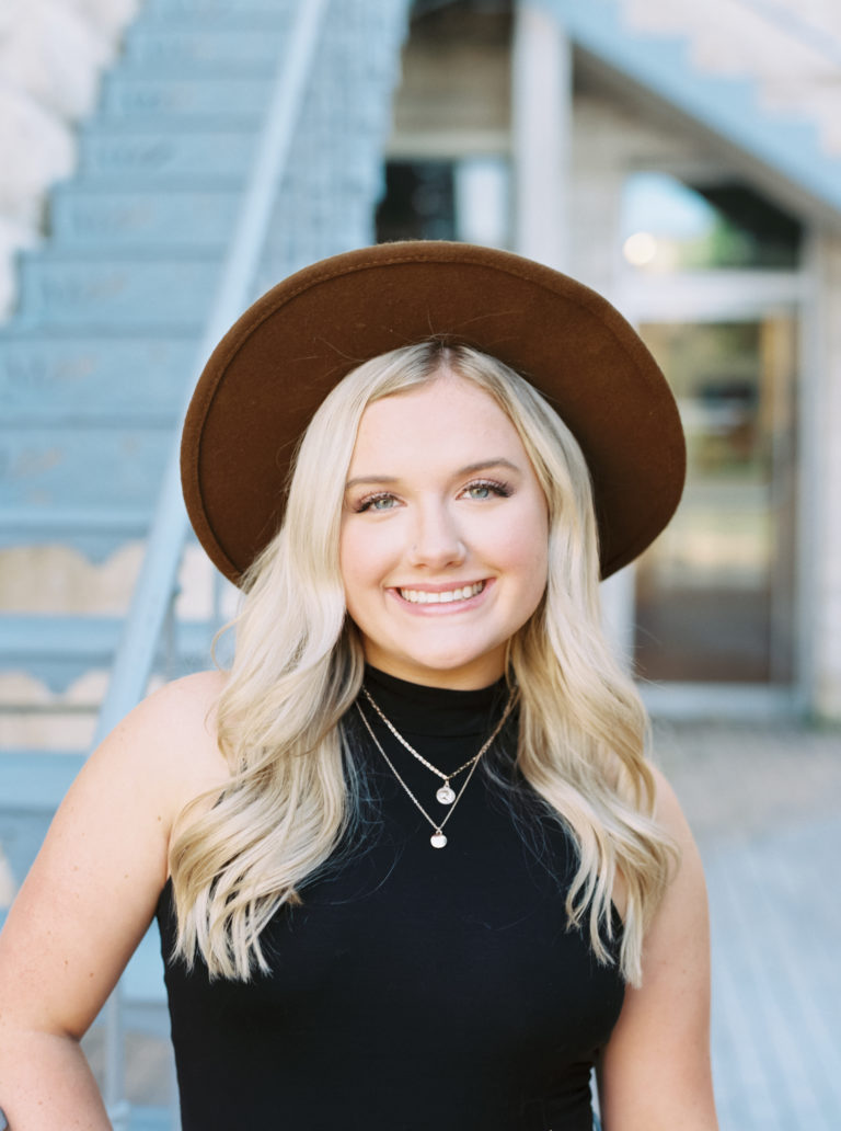 Downtown Georgetown Senior Portraits | Cate