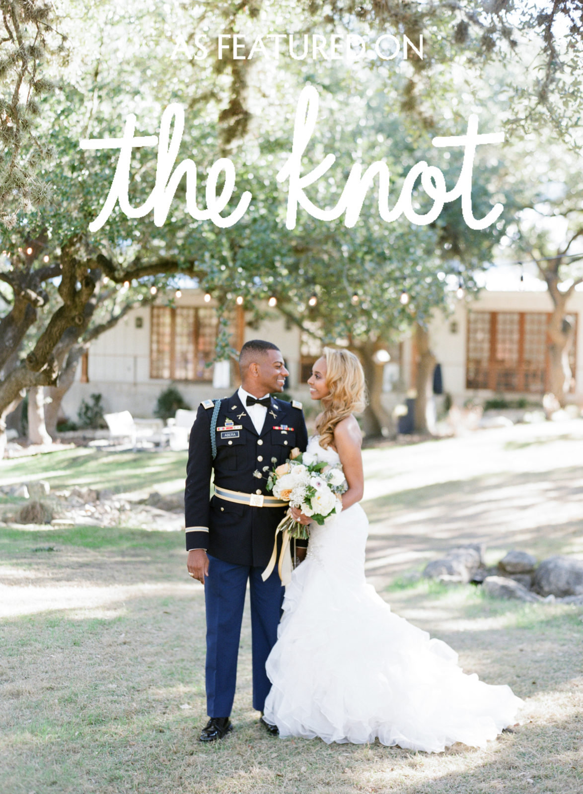 Featured in The Knot: Military Romance Wedding | Austin, TX